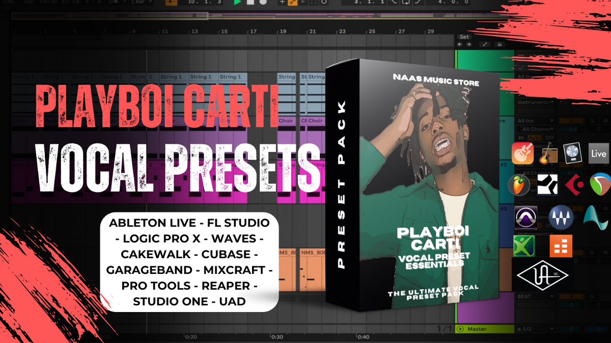 Playboi Carti Vocal Preset - FL Studio, Ableton & Logic Pro